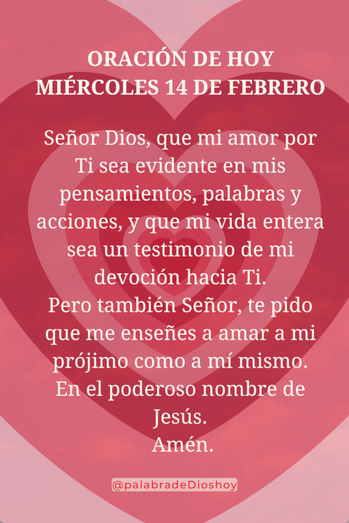 Oración del día - Palabra de Dios para Hoy