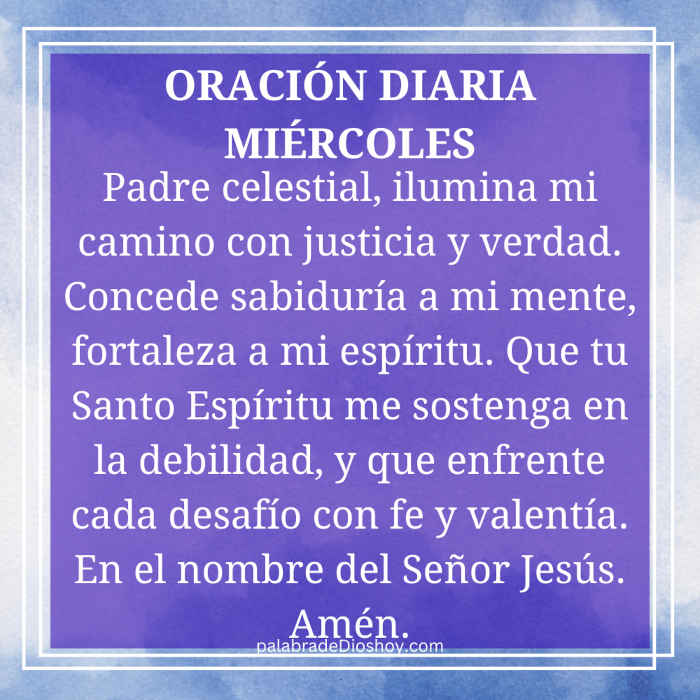 Oración diaria con versículo bíblico e imagen | oración del día (2024)
