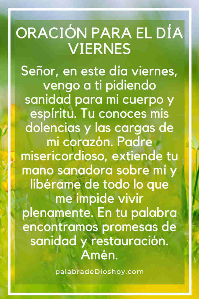 Oración diaria con versículo bíblico e imagen | oración del día (2024)