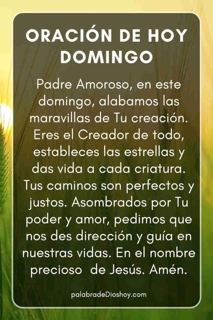 Oración diaria con versículo bíblico e imagen | oración del día (2024)