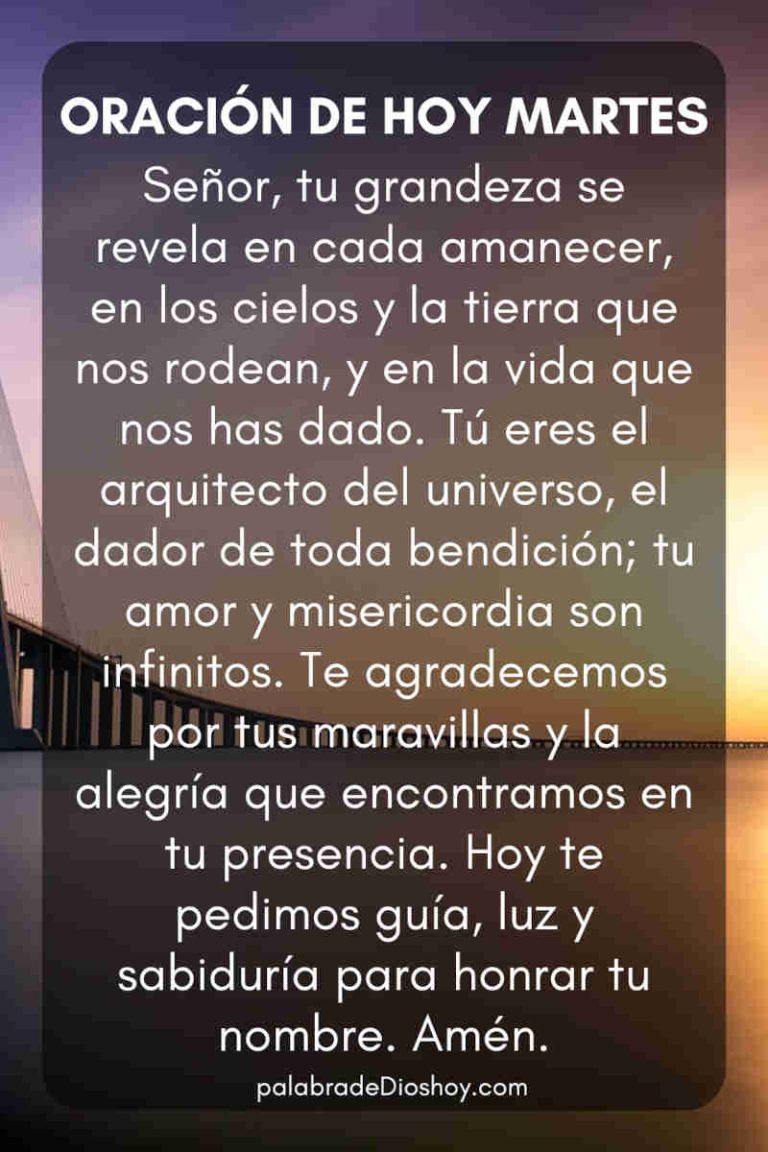 Oración diaria con versículo bíblico e imagen | oración del día (2024)