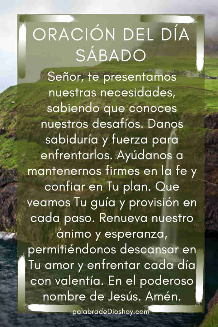 Oración diaria con versículo bíblico e imagen | oración del día (2024)