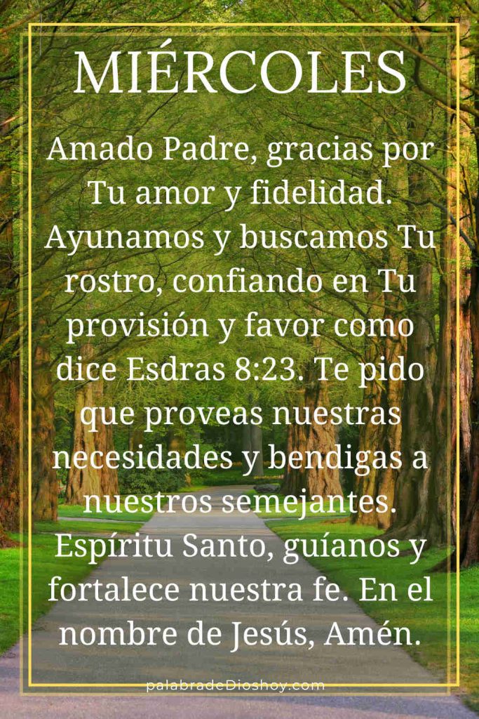 Miércoles - Palabra de Dios para Hoy