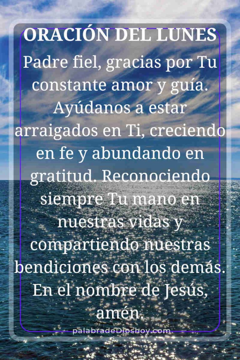 Oración diaria con versículo bíblico e imagen | oración del día (2024)