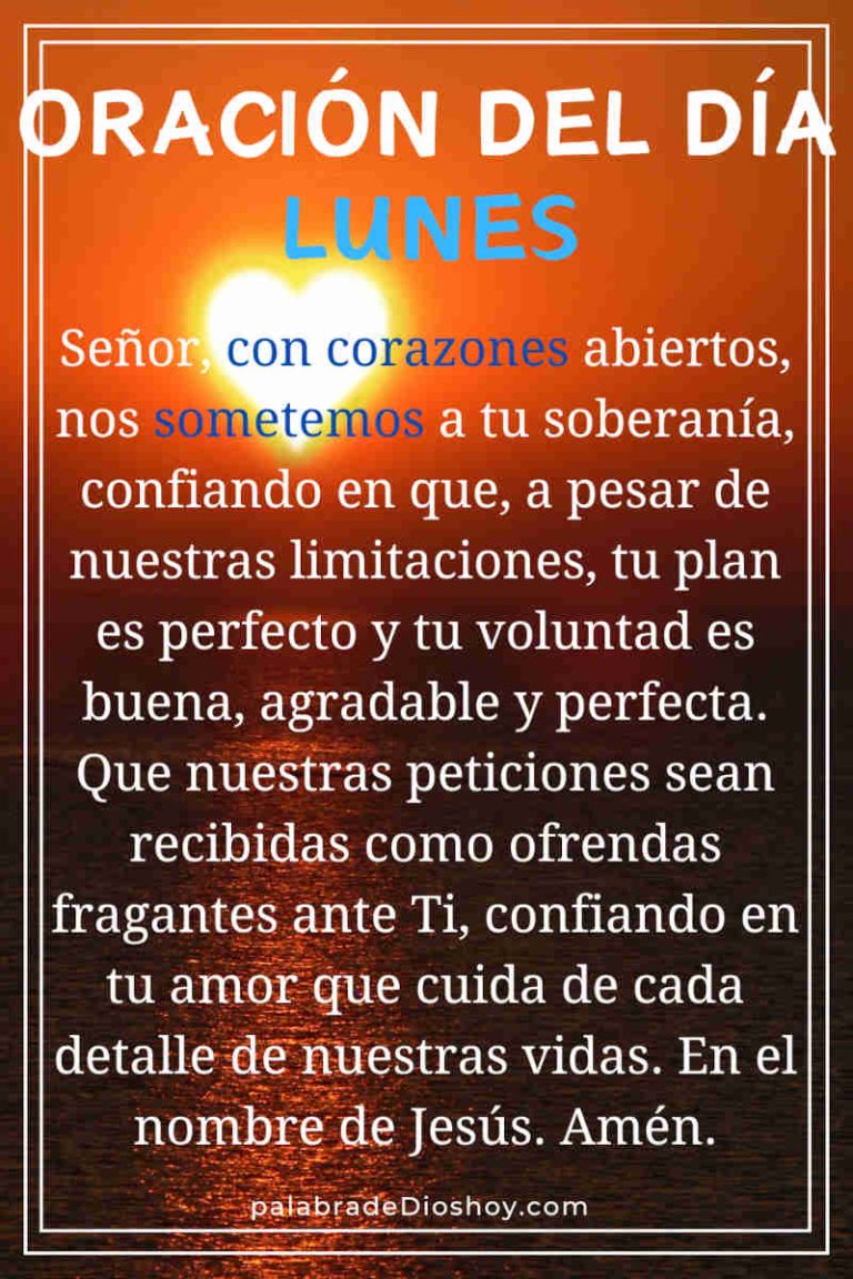 Oración del lunes: Enfrenta la semana con confianza en Dios